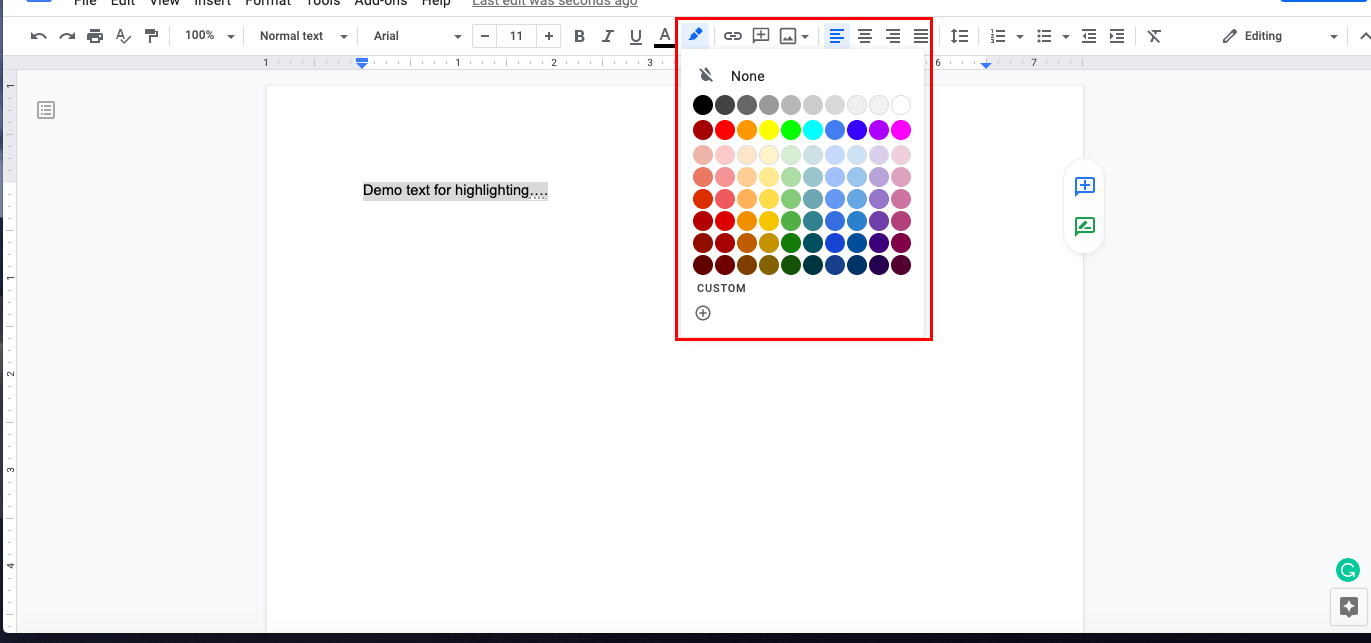 How To Highlight In Google Docs Google Docs Tips Google Drive Tips