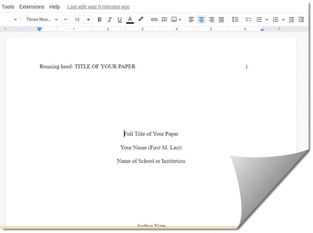 How To Set Up Apa Format On Google Docs - Design Talk